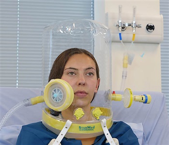 CaStar hood kit with VentuPlus for CPAP use