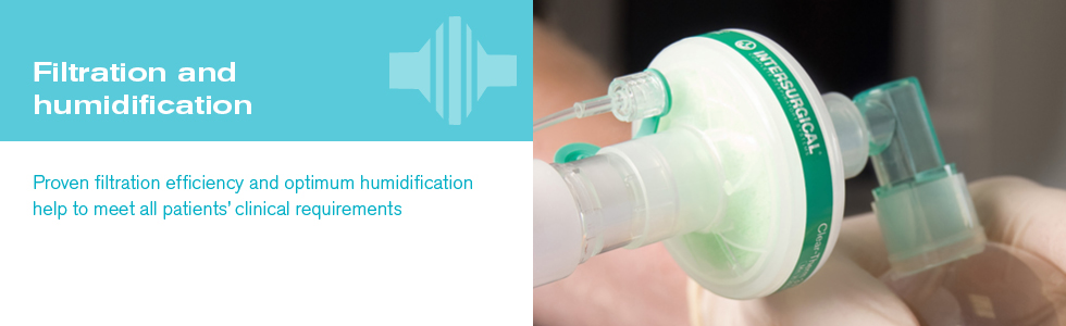 Filtration and humidification from Intersurgical